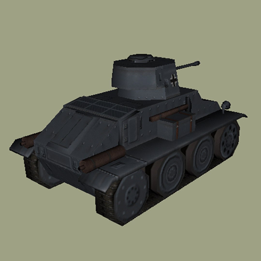3d German Battle Tank Prototype Model