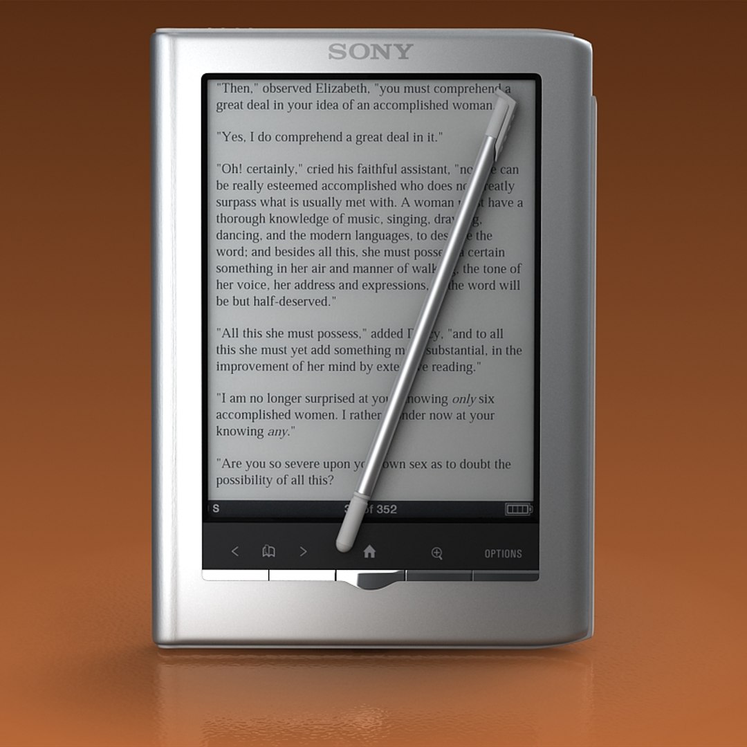 Sony Reader Prs 3d Model