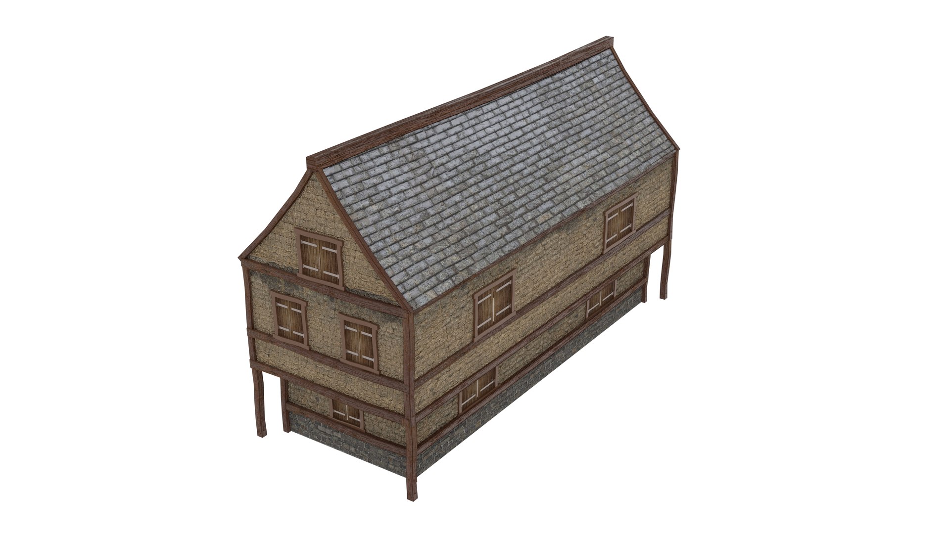 Medieval Barracks 3D Model - TurboSquid 1294256