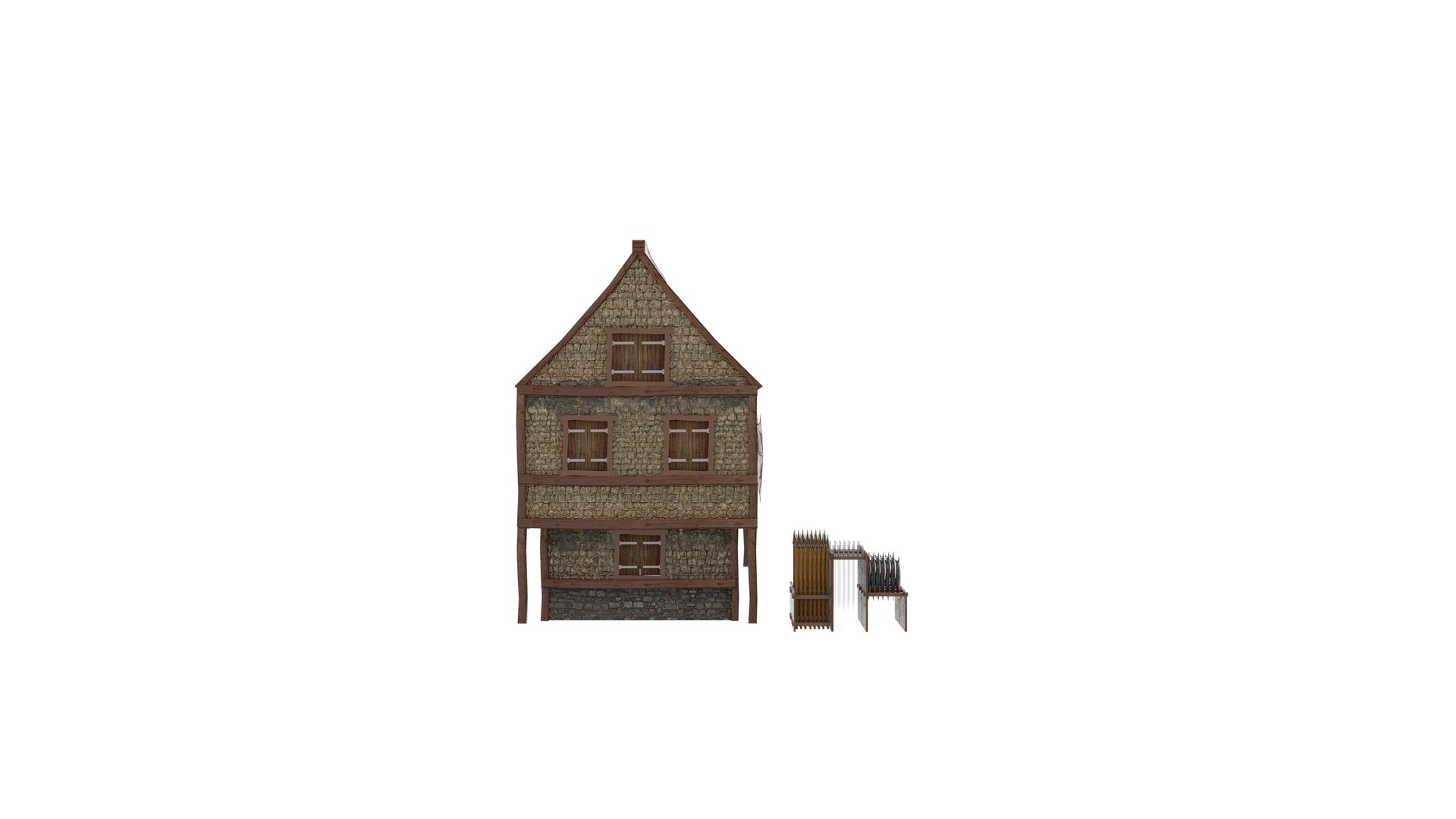 Medieval Barracks 3D Model - TurboSquid 1294256