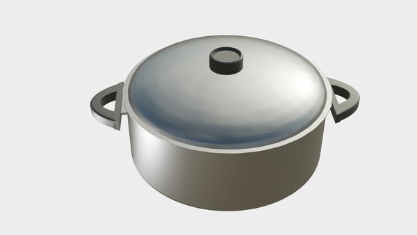 3D pot cookware - TurboSquid 1800701