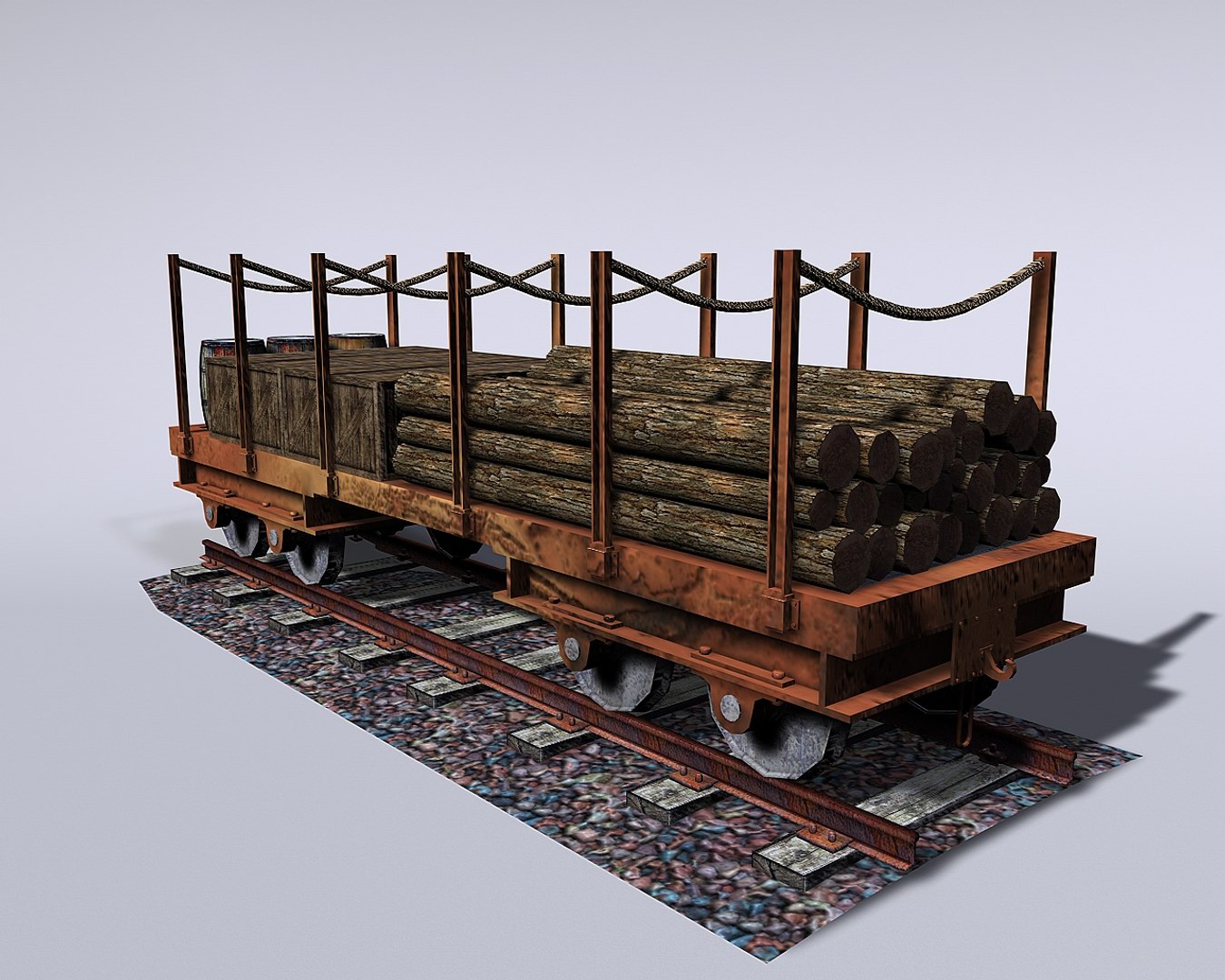 Railway Wagon 3D Model - TurboSquid 1248211
