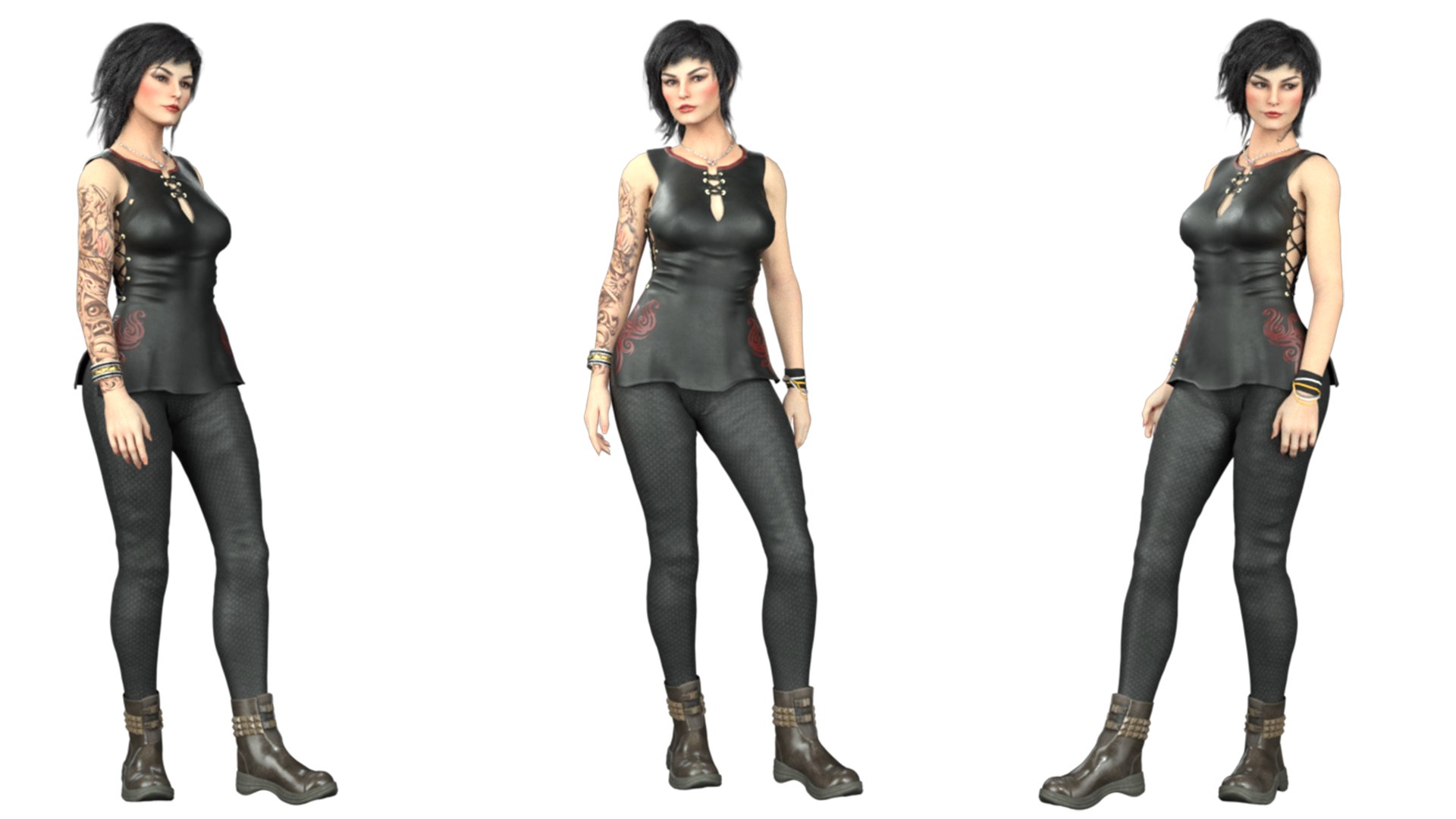 Realistic Rigged Style Woman-Eva Character 3D Model 3D - TurboSquid 2259856