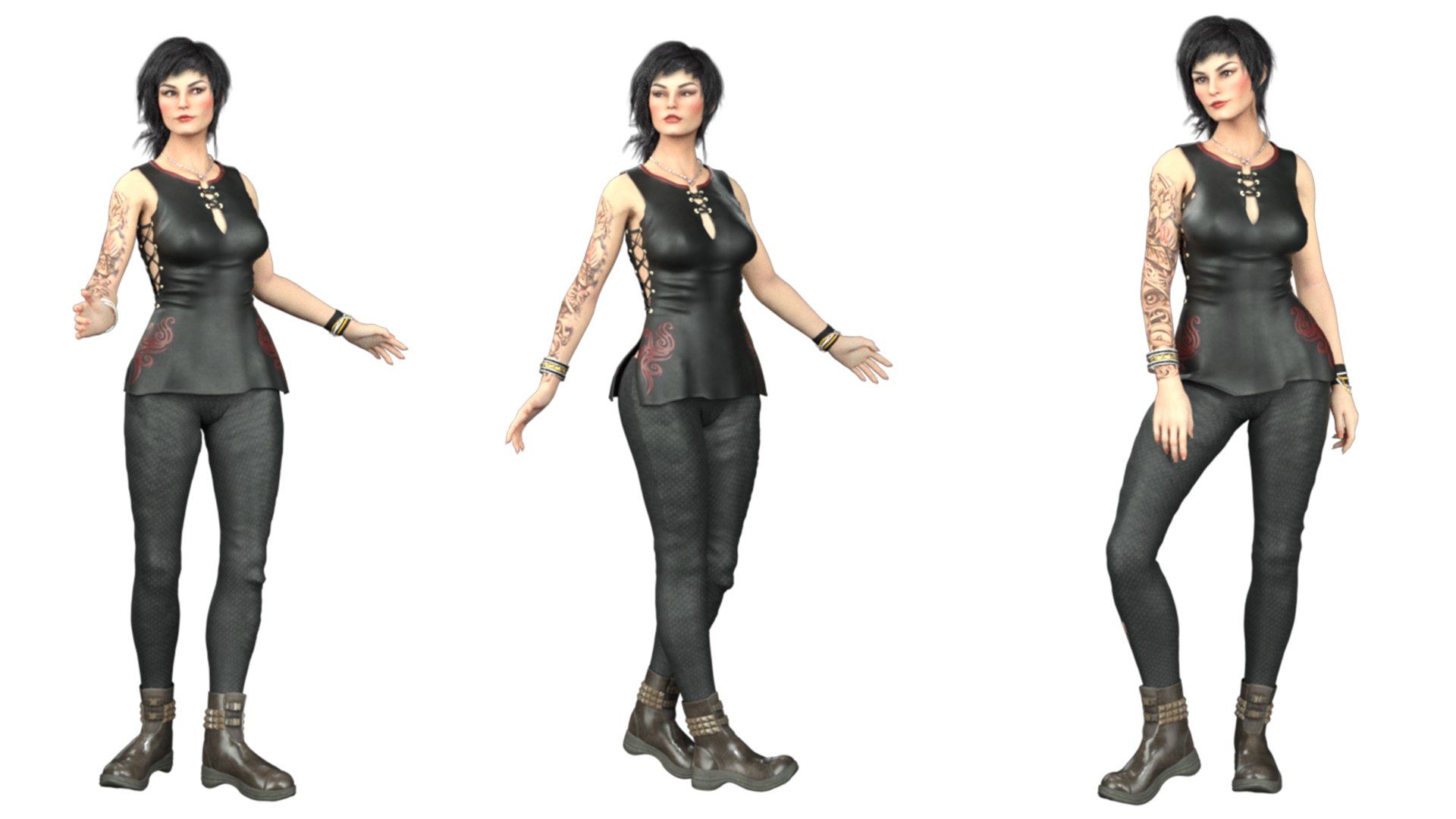 Realistic Rigged Style Woman-Eva Character 3D Model 3D - TurboSquid 2259856