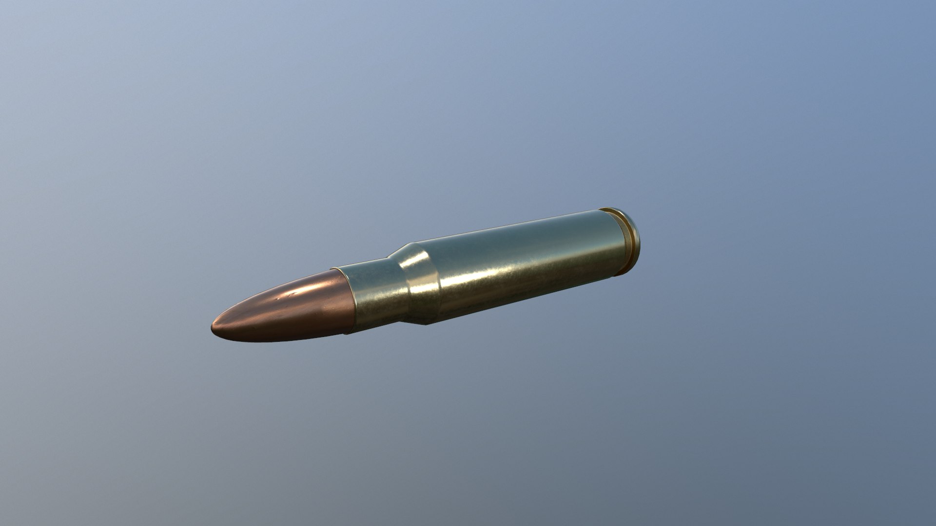 Cartridge 308 Winchester 3D Model - TurboSquid 1521053