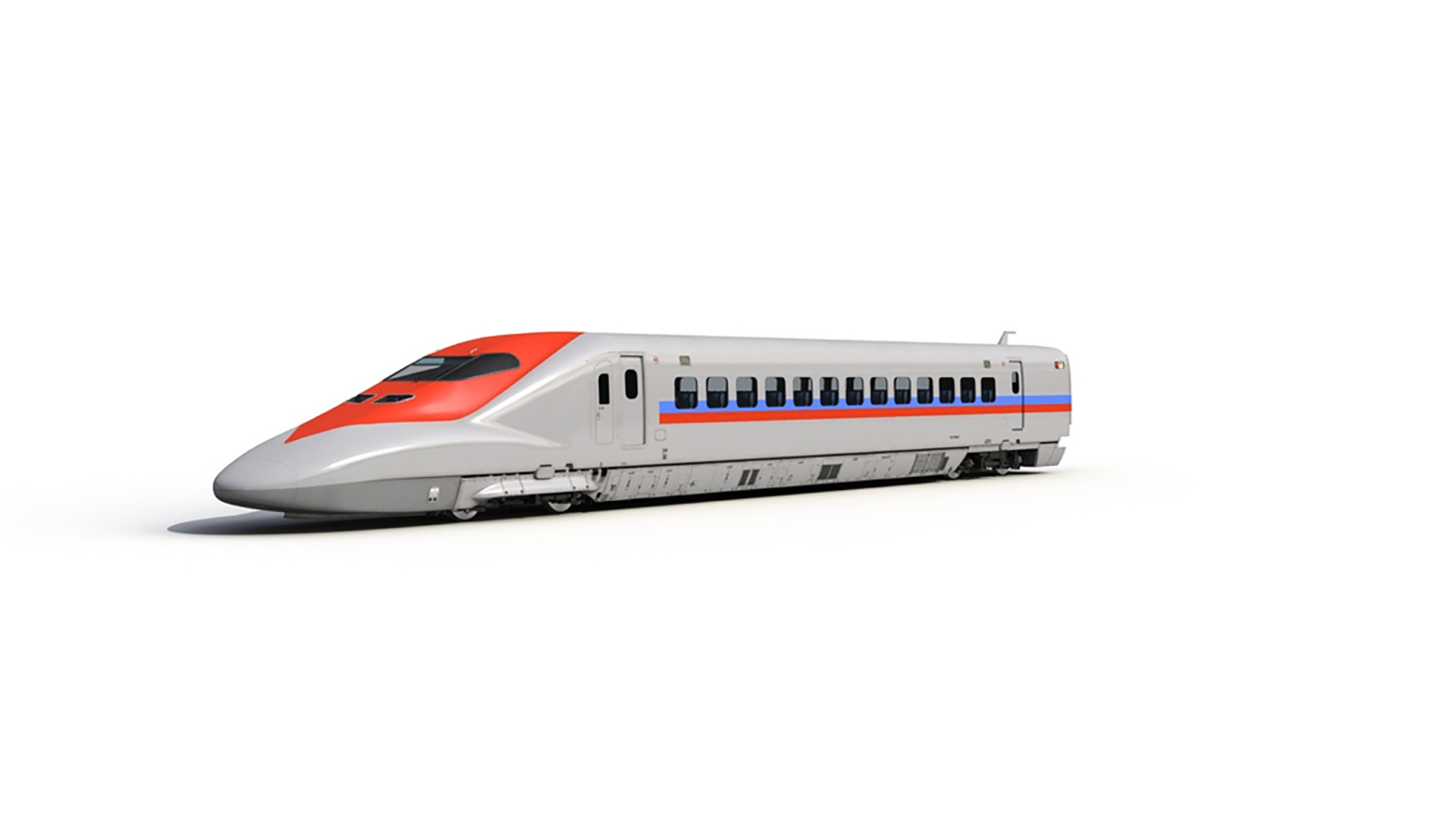 Bullet Train Locomotive 3D Model - TurboSquid 2384261
