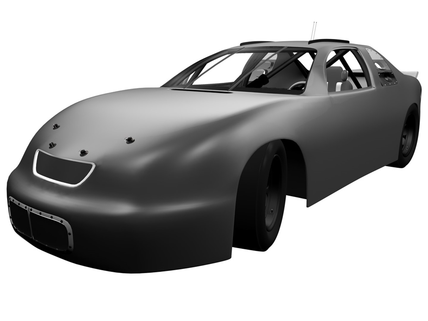 stock car 3d model