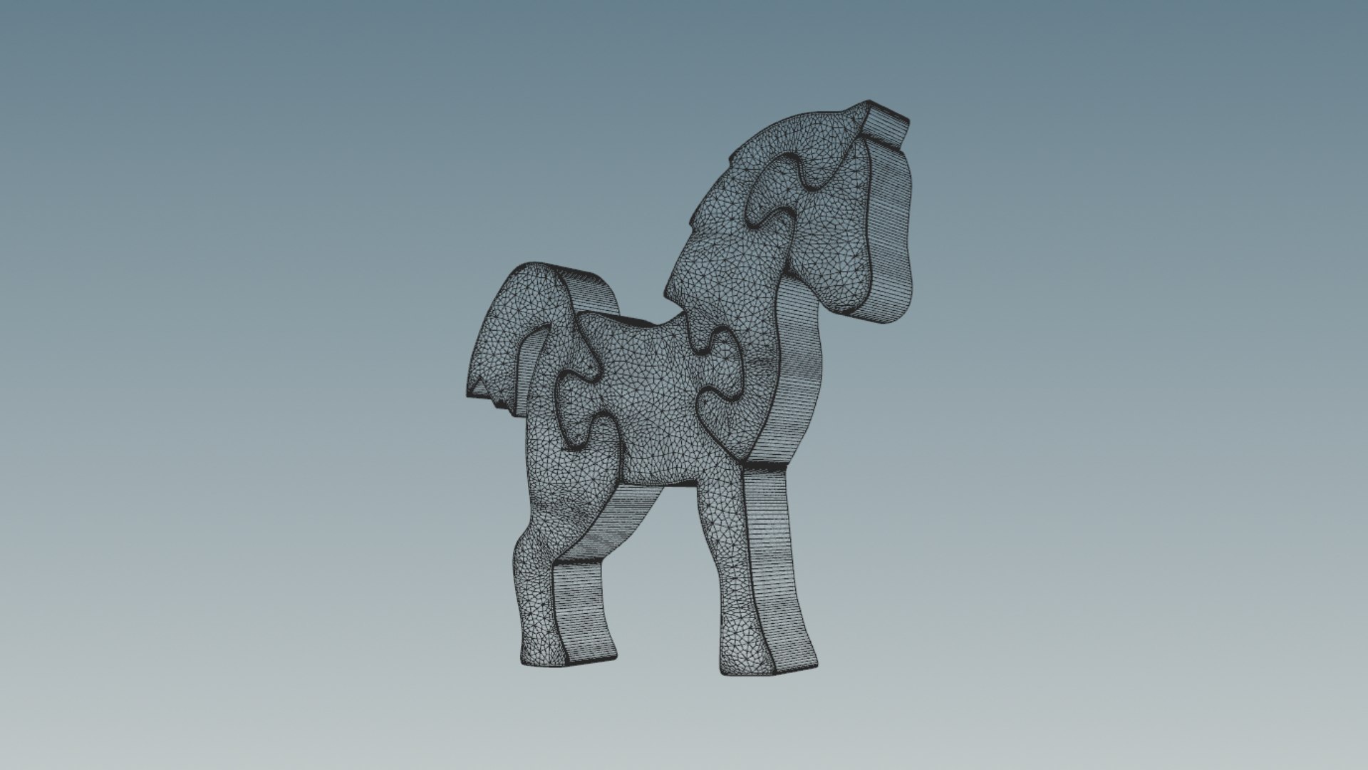 3D Model Puzzle Pony - TurboSquid 1889486