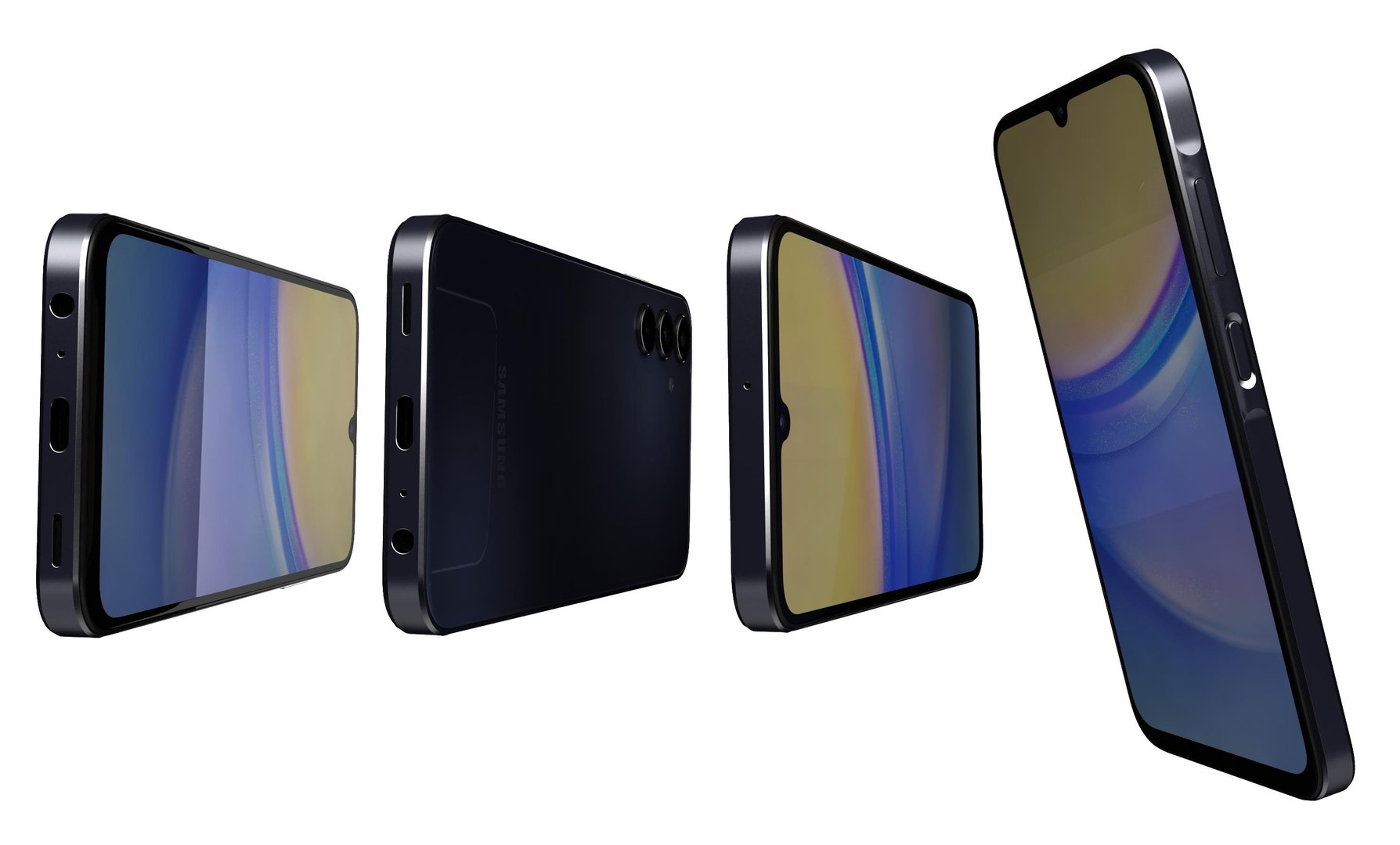 Samsung Galaxy A15 5G Brave Black 3D model - TurboSquid 2168457