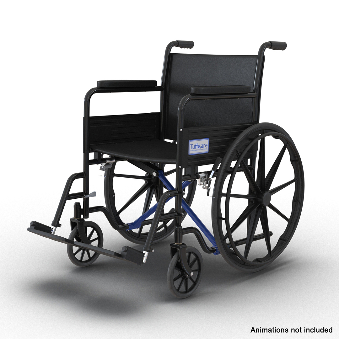 Wheelchair Rigged 3D Model - TurboSquid 1504109