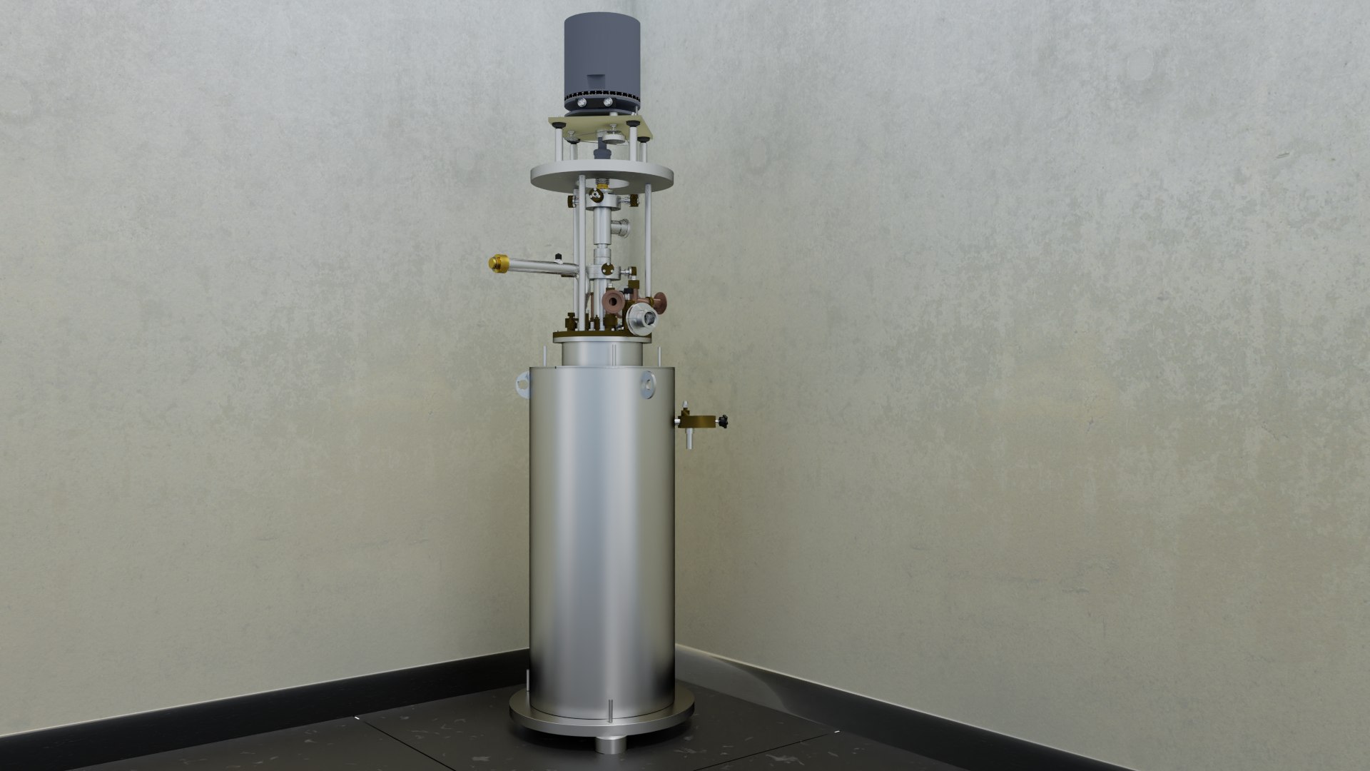 Superconducting Magnet And Magnetometer 3D Model - TurboSquid 2160119