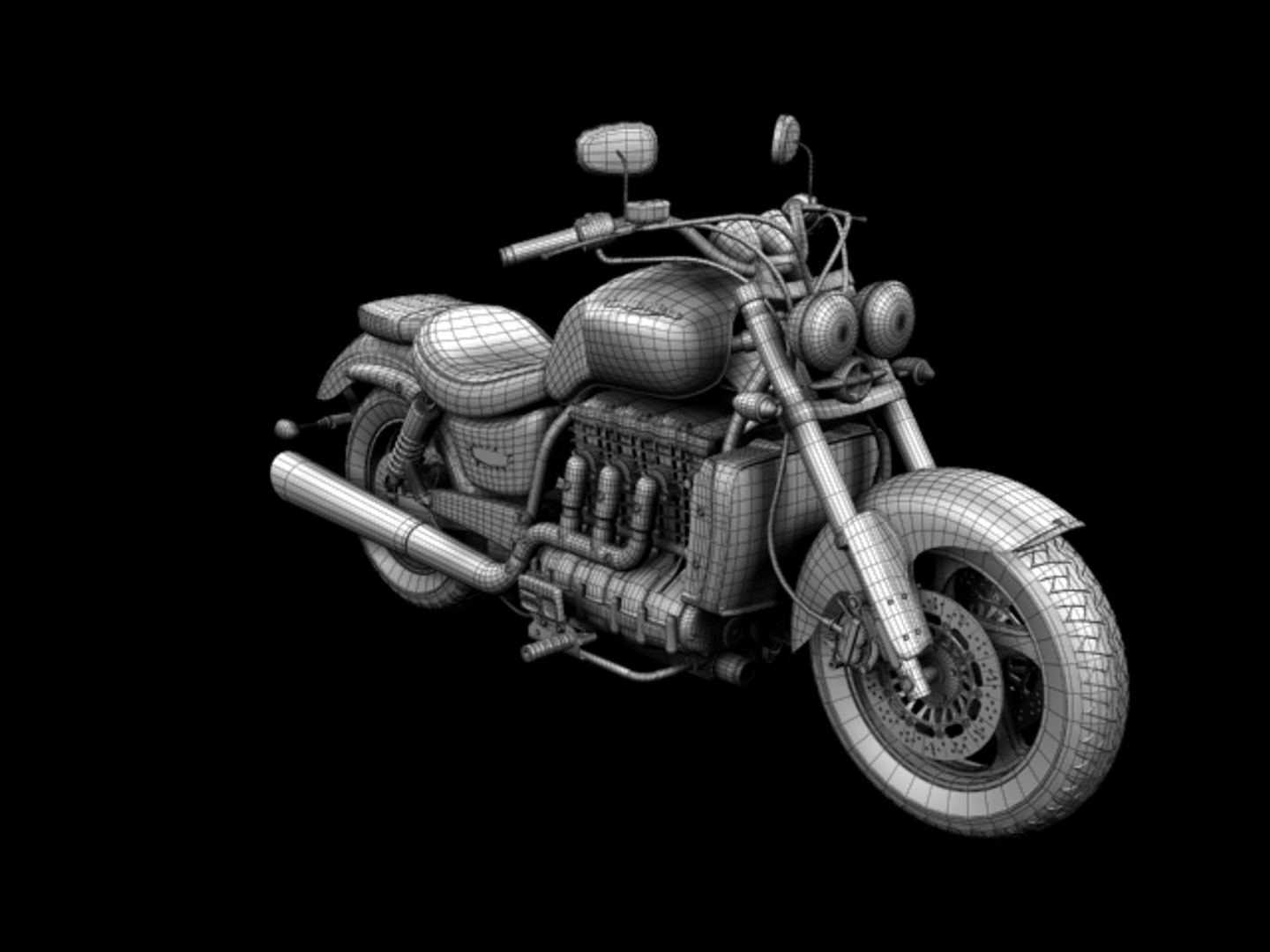 3d Triumph Rocket Iii Roadster Model