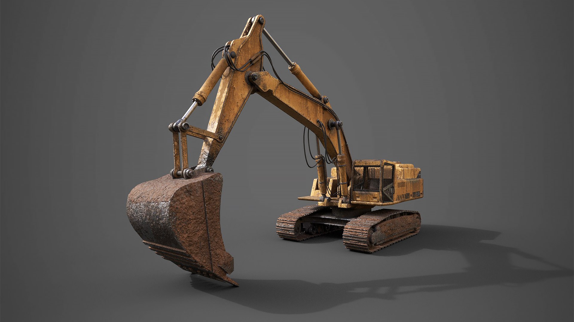 Game Ready Model Of Excavator 3D Model - TurboSquid 2144823