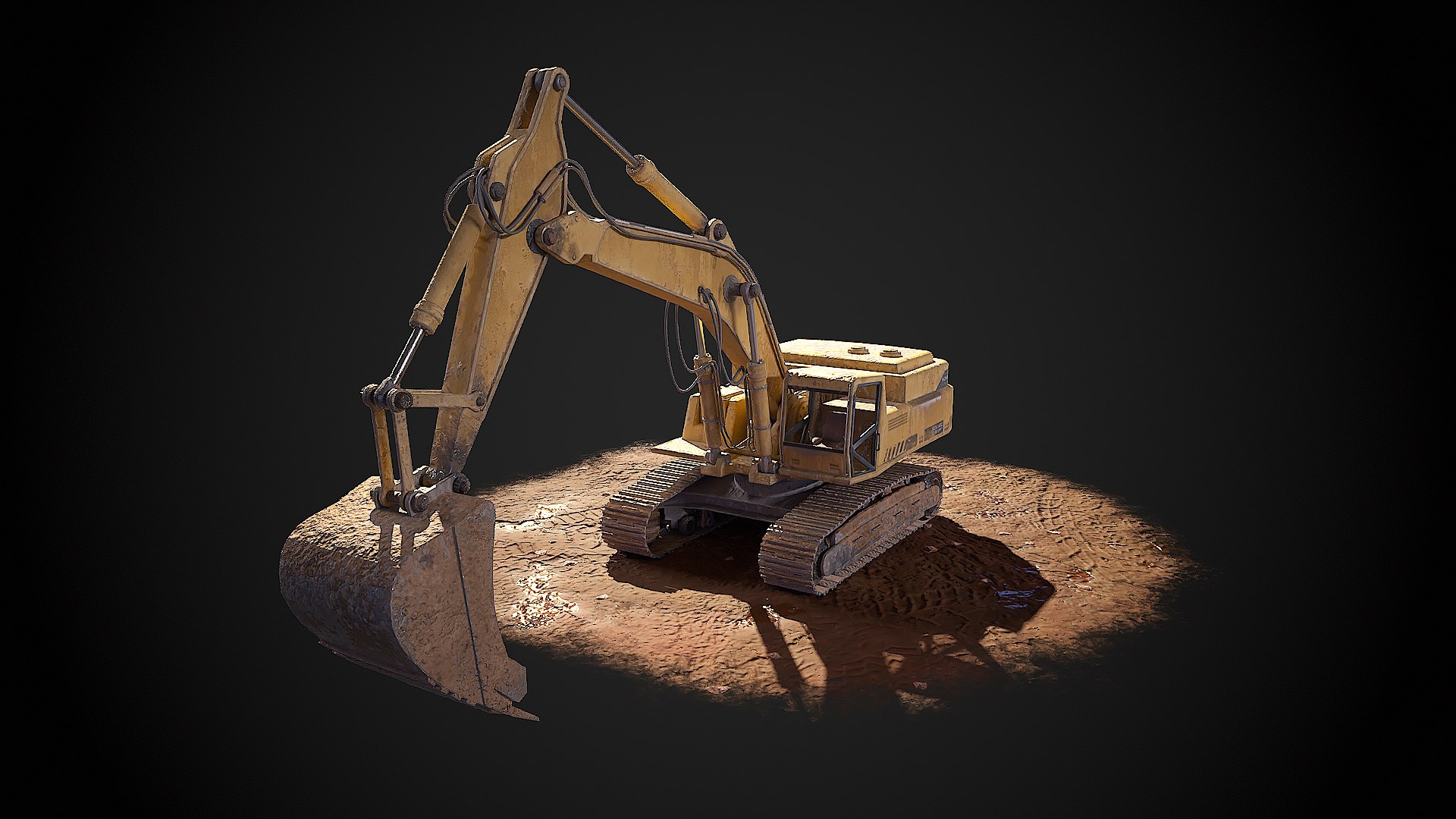 Game Ready Model Of Excavator 3D Model - TurboSquid 2144823
