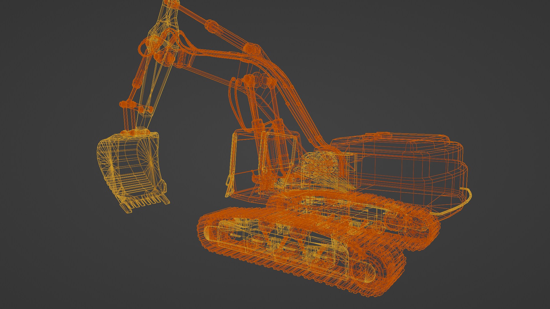 Game Ready Model Of Excavator 3D Model - TurboSquid 2144823