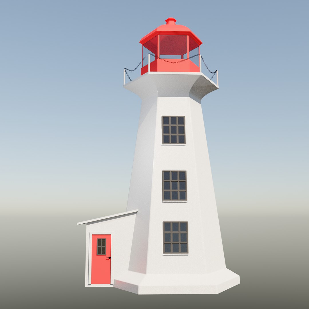 3D Lighthouse Light House Model - TurboSquid 1687093