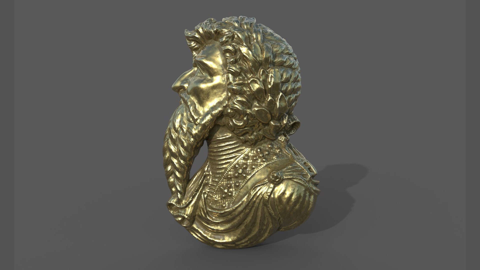 Relief Portrait Of An Emperor 3D Model - TurboSquid 1825450