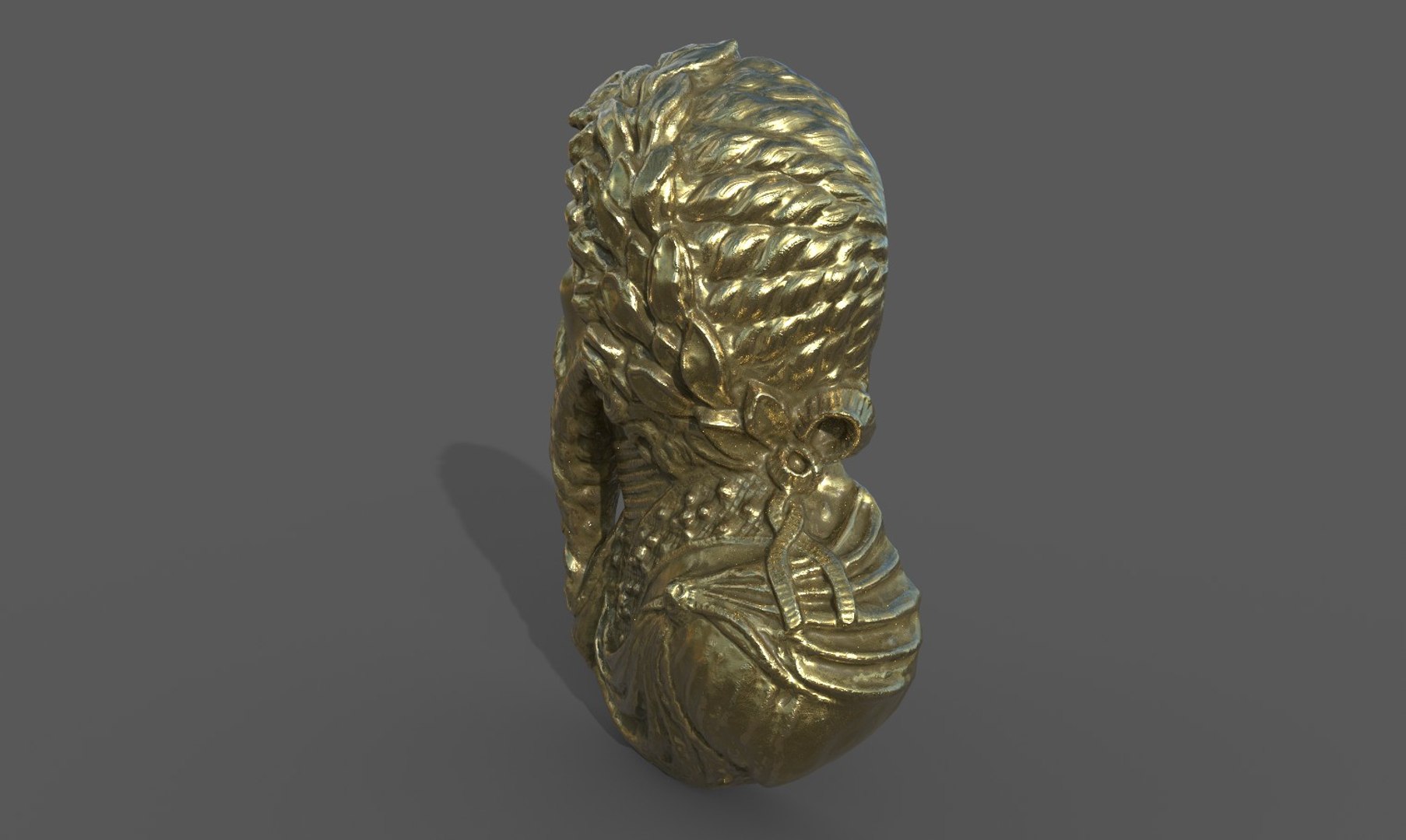 Relief Portrait Of An Emperor 3D Model - TurboSquid 1825450