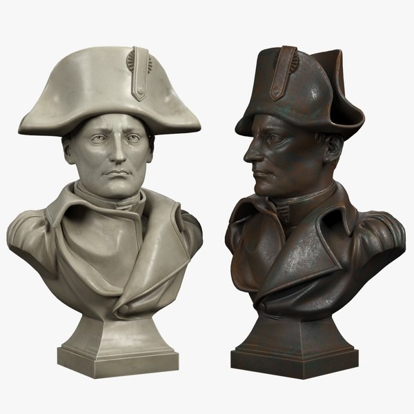 3dsmax decorative bust napoleon