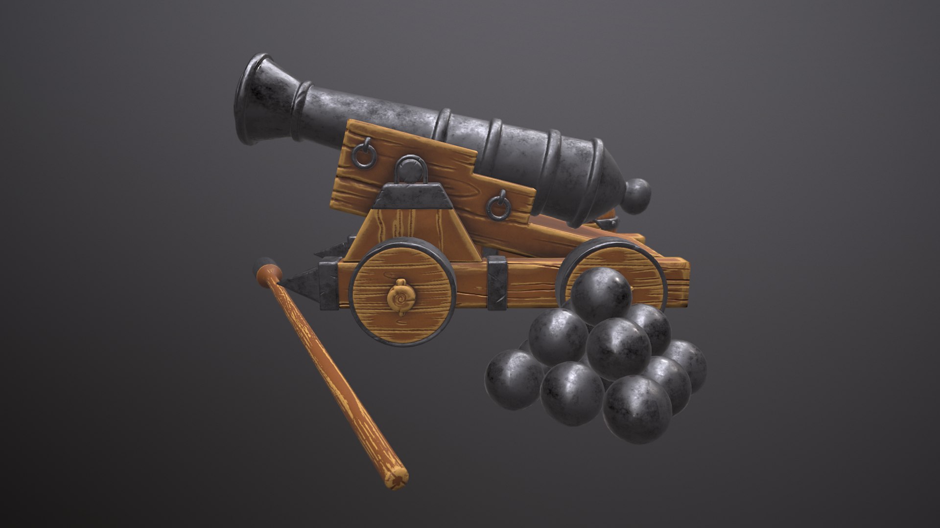 Cannon 3D Model - TurboSquid 1782130