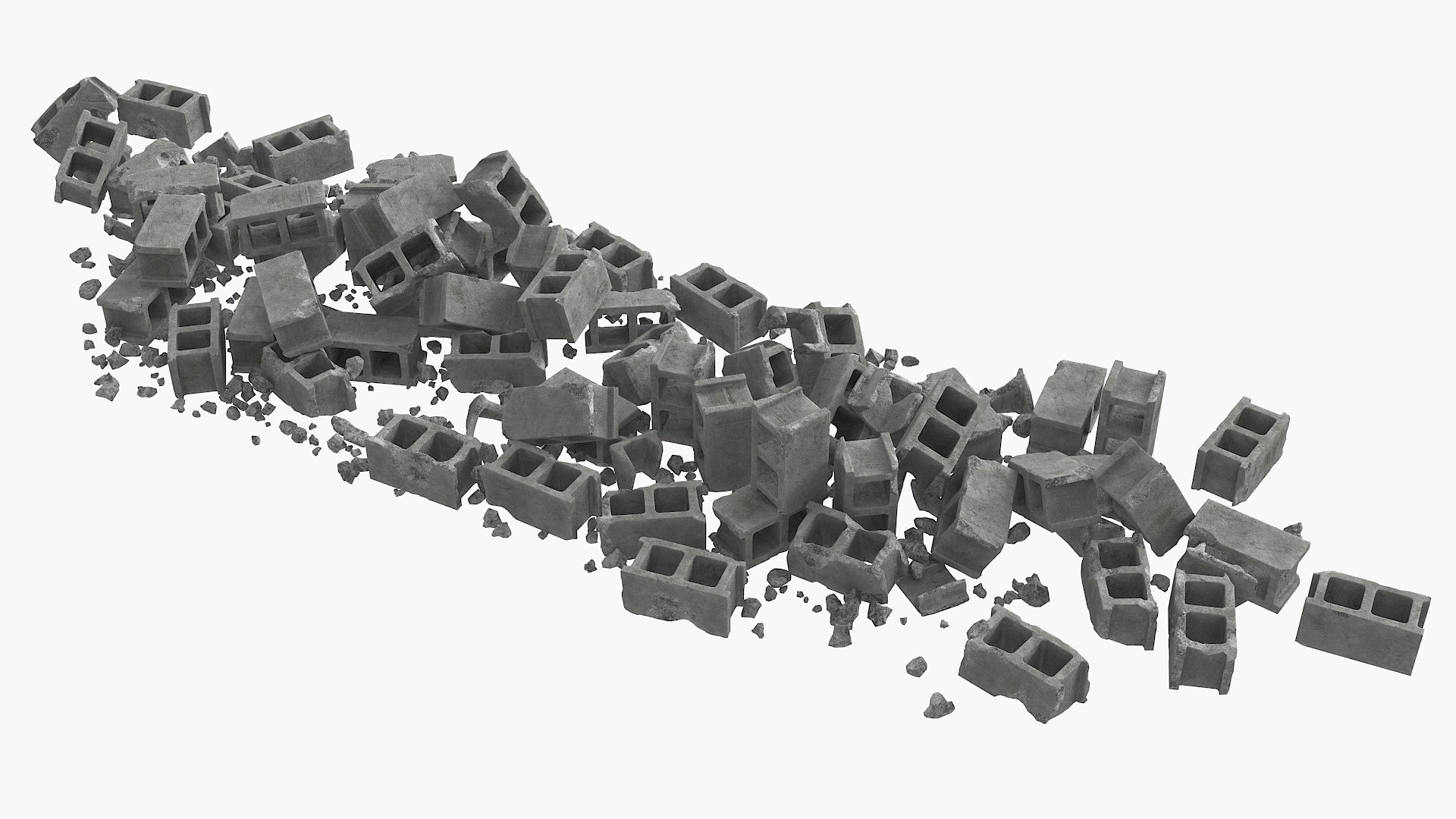 3D Concrete Block Debris 3 - TurboSquid 2134818