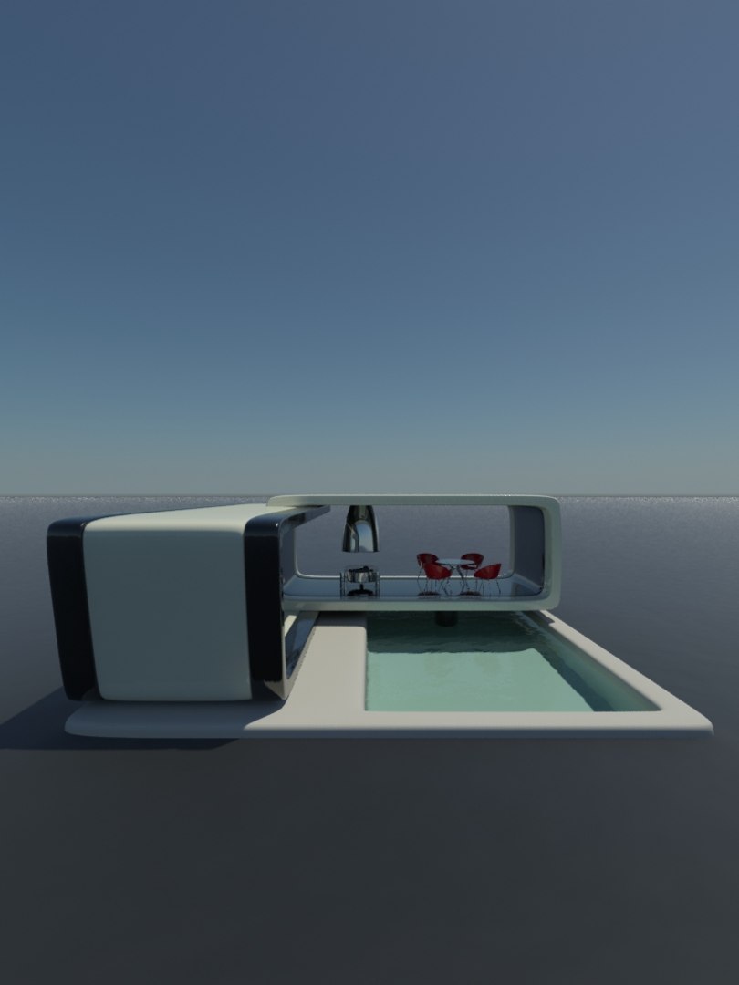 pool room 3d model