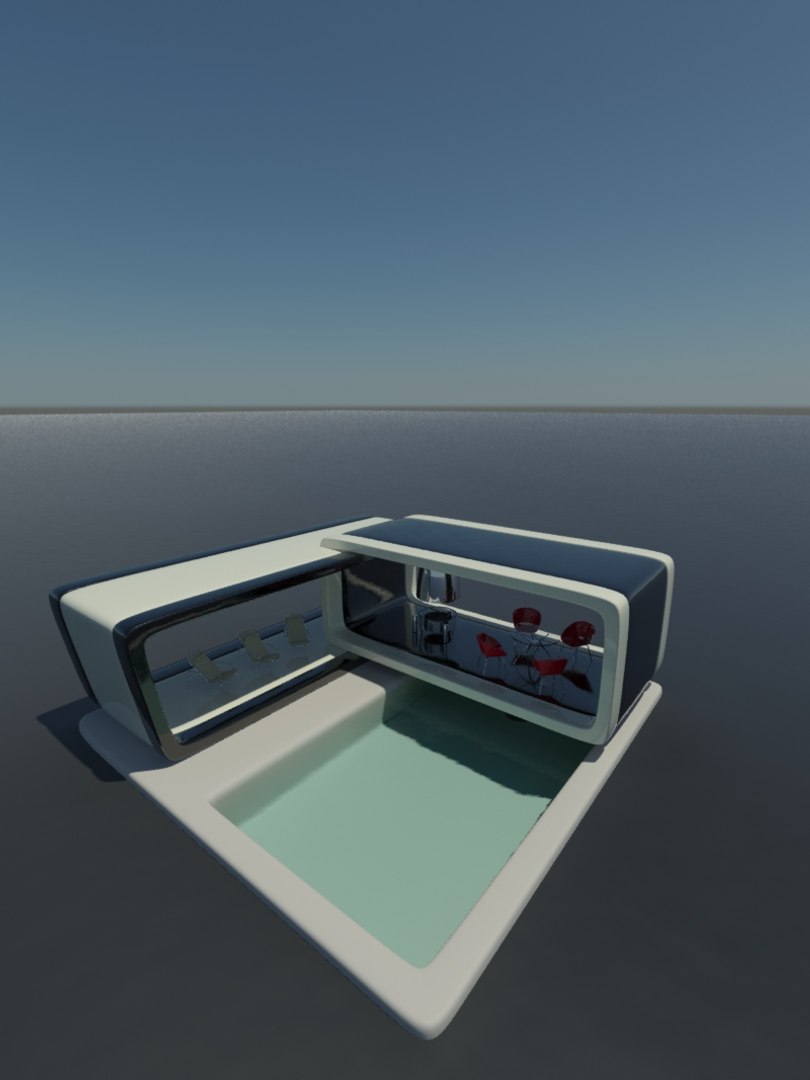 pool room 3d model