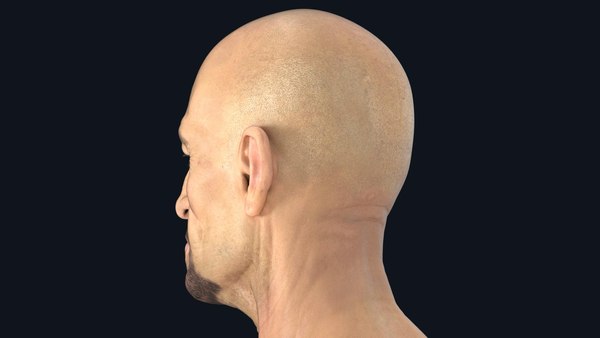 photorealistic body wounded character 3d model