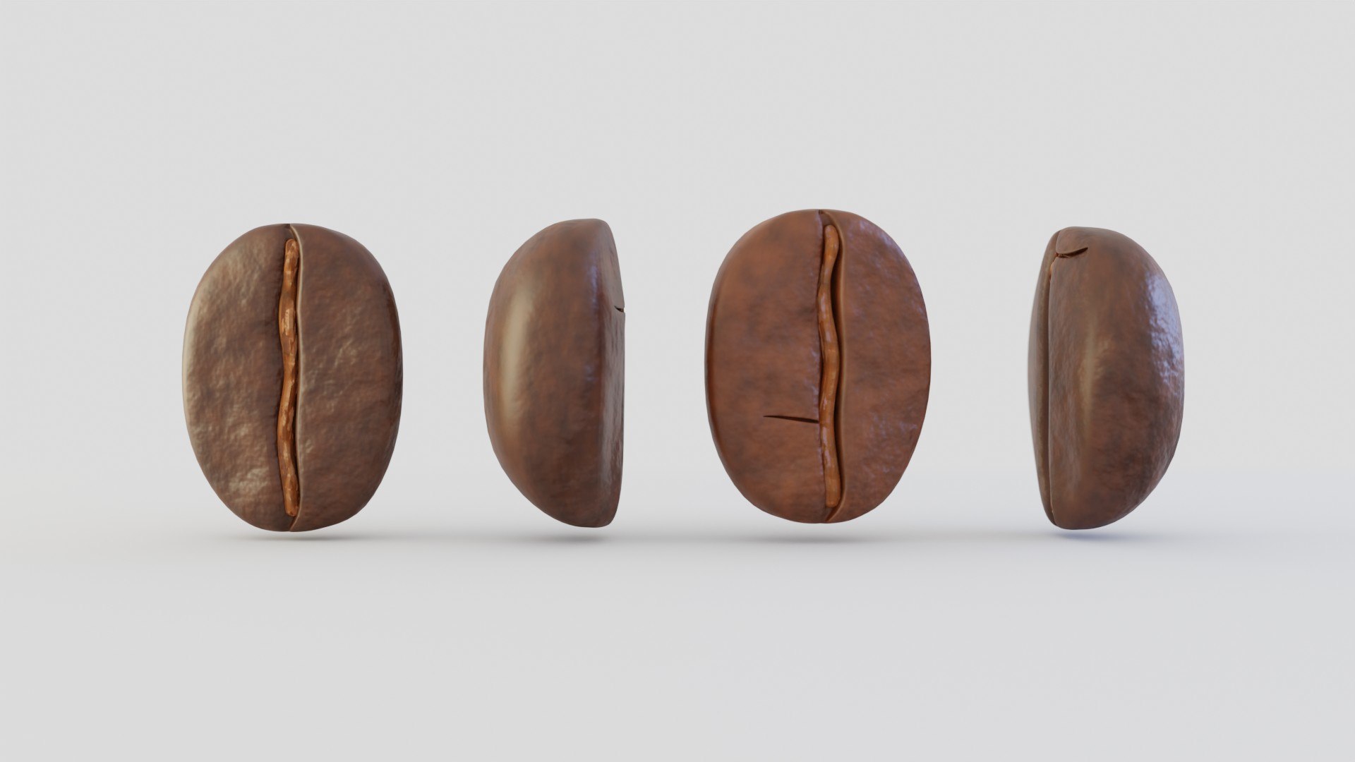 3D coffee beans - TurboSquid 1692896