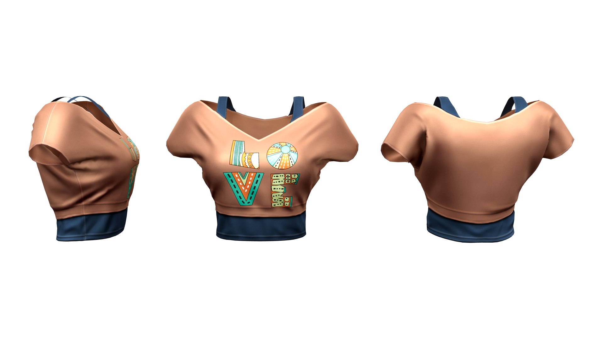 Love Outfit Top Model - TurboSquid 1838682
