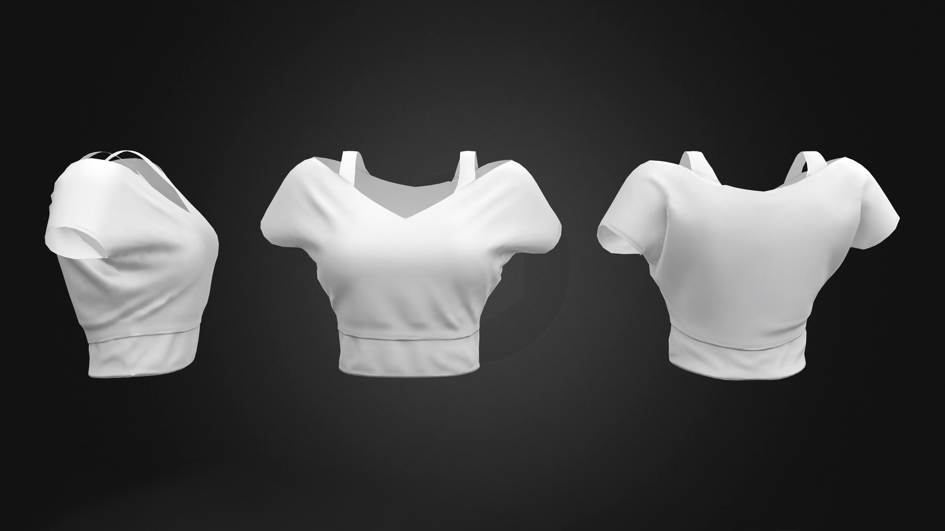 Love Outfit Top Model - TurboSquid 1838682