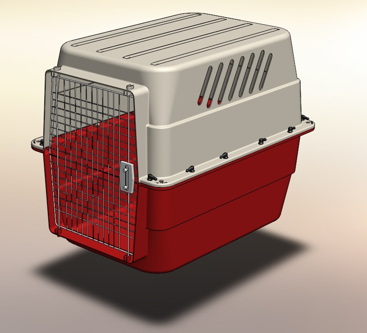 Pet Kennel 3d Model