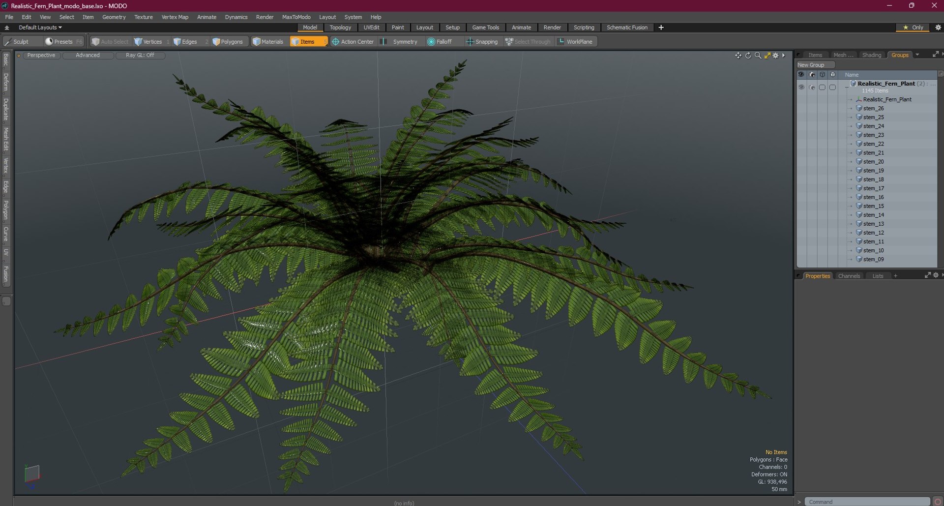 Realistic Fern Plant 3D Model - TurboSquid 2235600