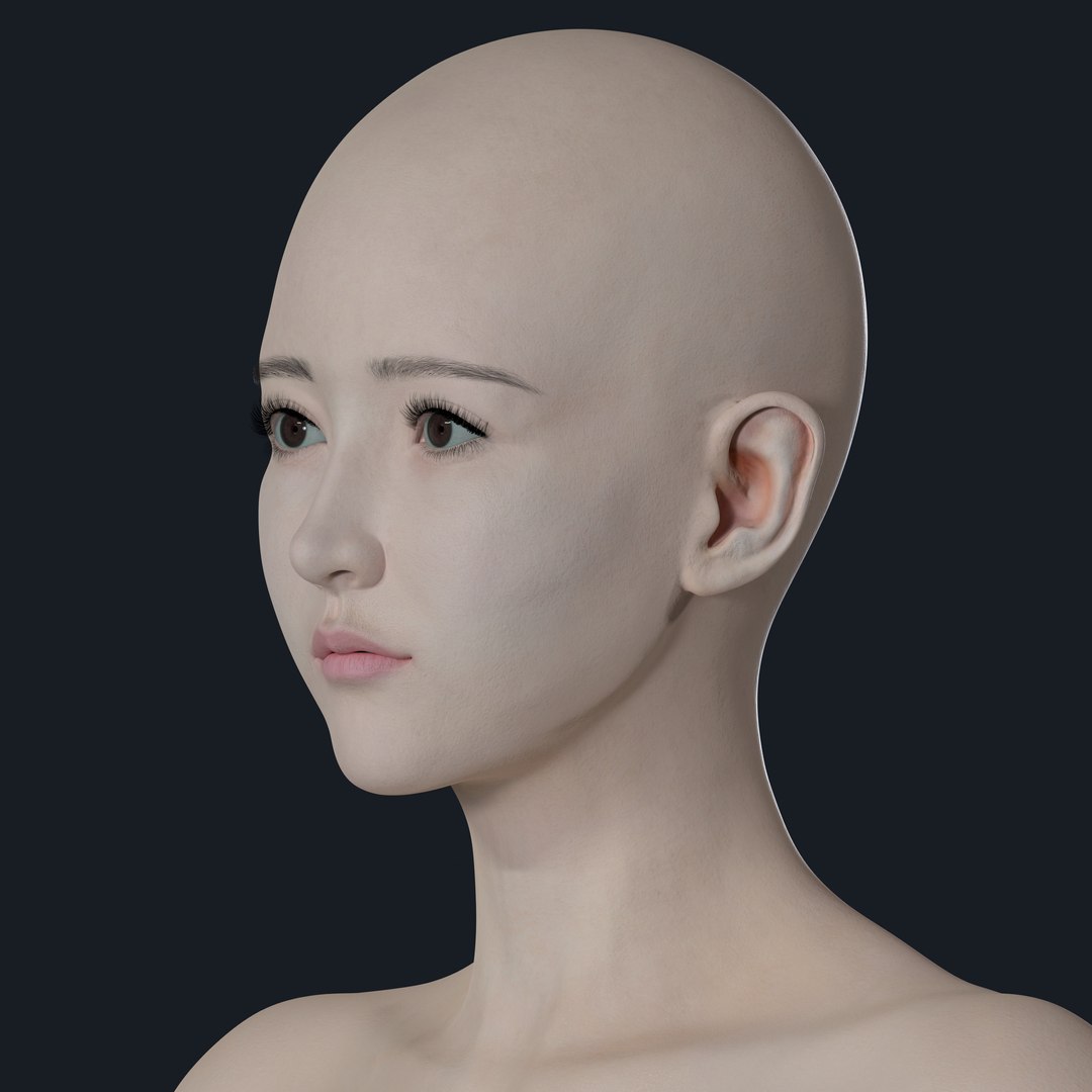 Yoya Famale Character With Rig Model - TurboSquid 2324925