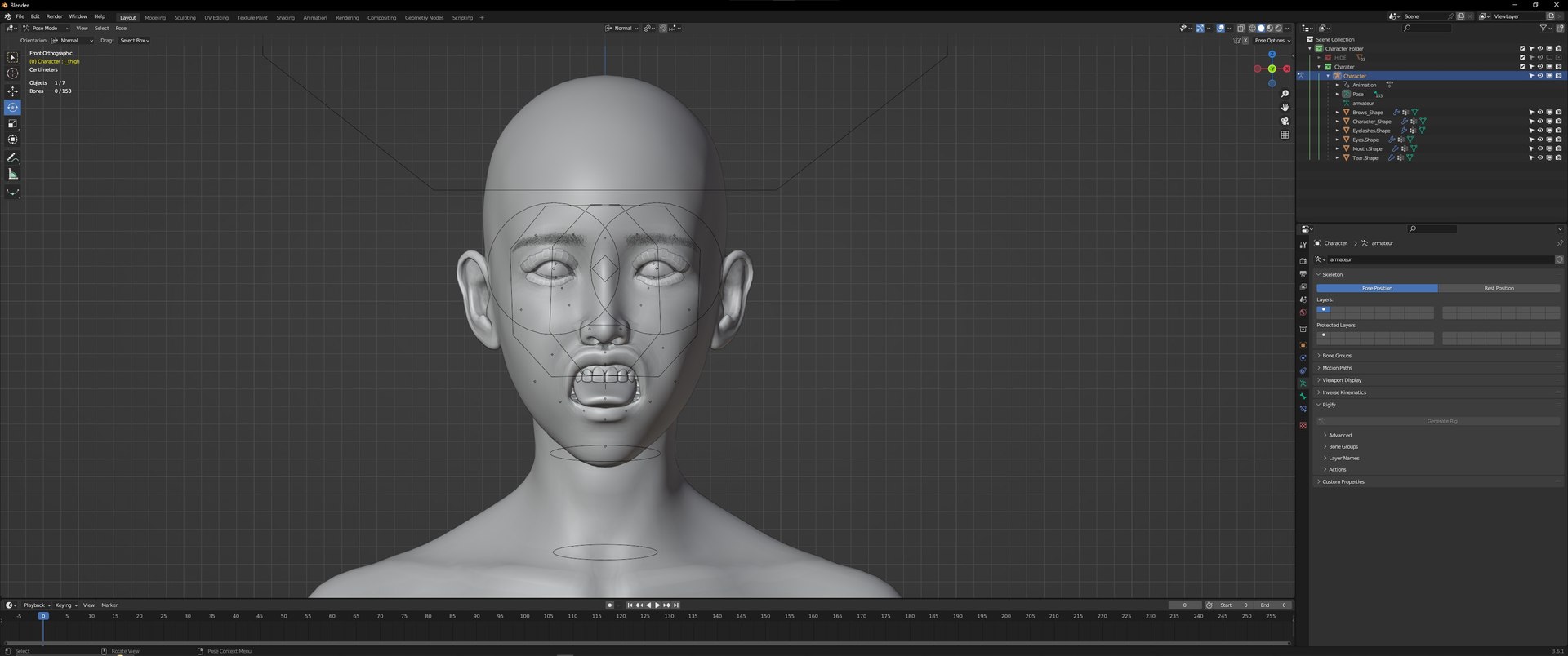 Yoya Famale Character With Rig Model - TurboSquid 2324925