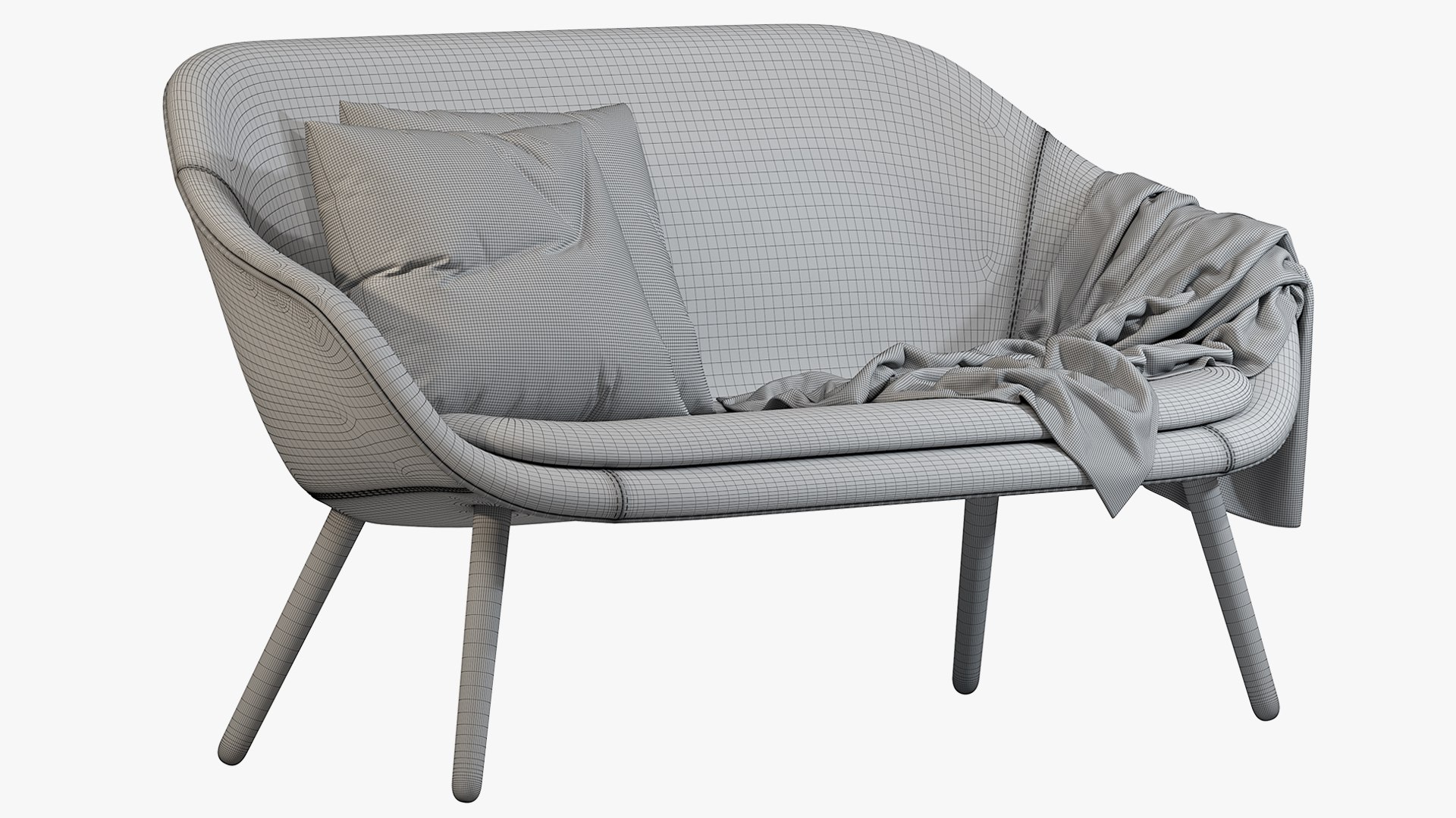 HAY AAL SOFA 3D - TurboSquid 1736369