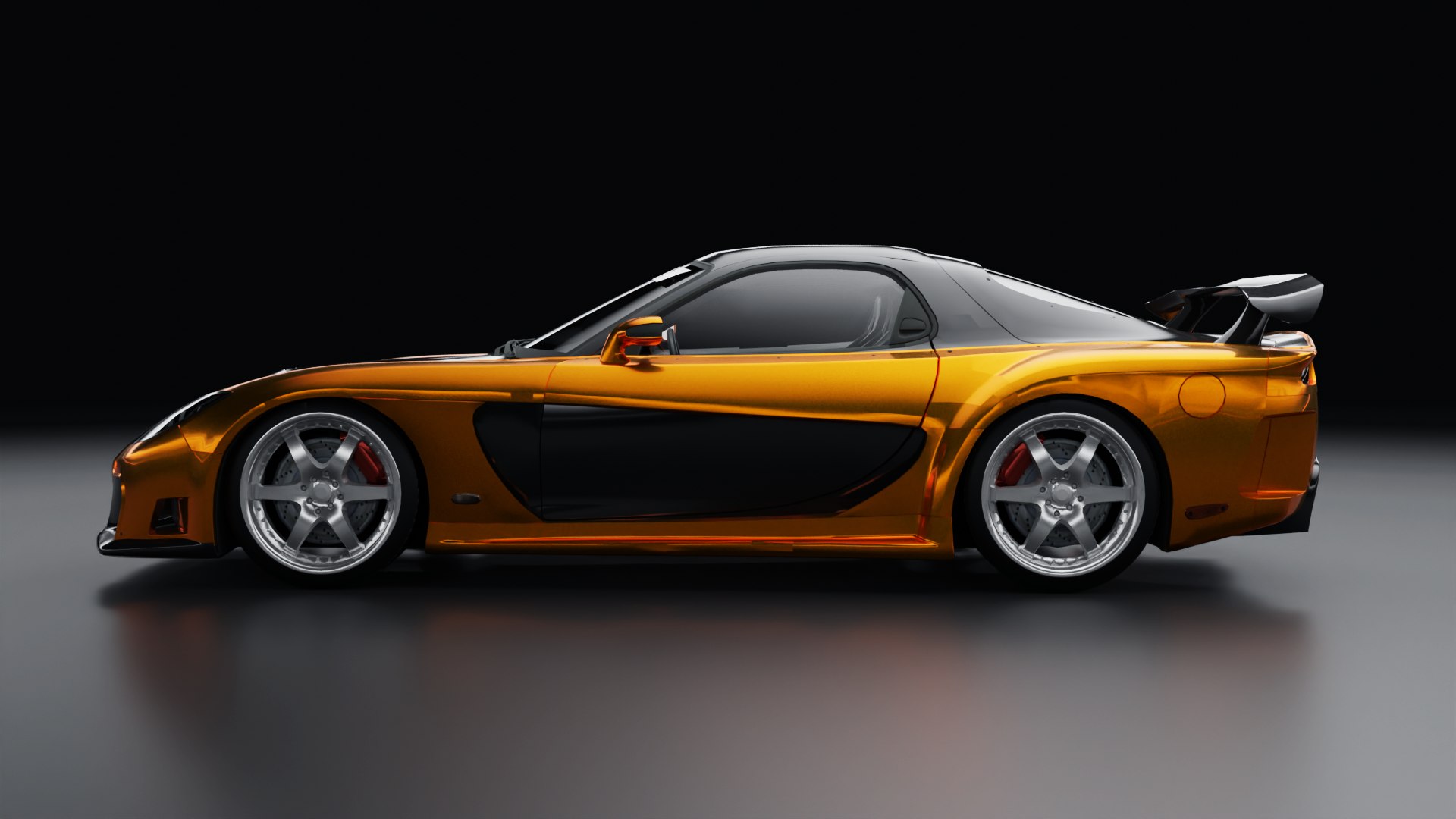 Mazda RX7 Fortune 3D Model - TurboSquid 2191580