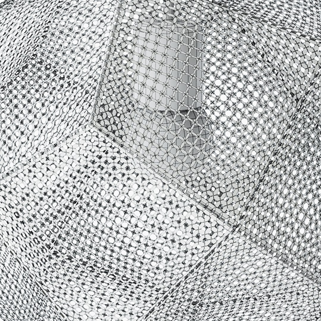 Pendant Lamp Etch Shade 3d Model