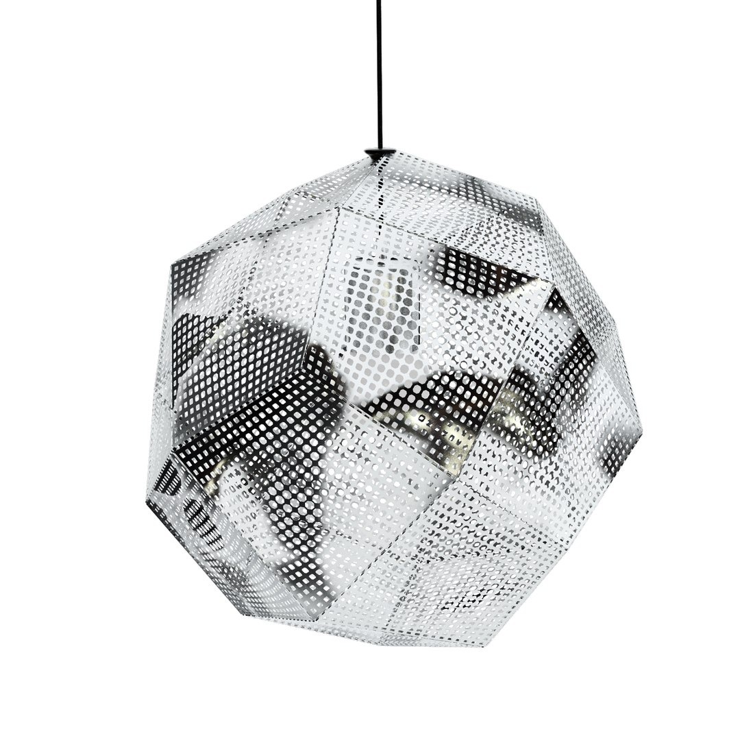 Pendant Lamp Etch Shade 3d Model
