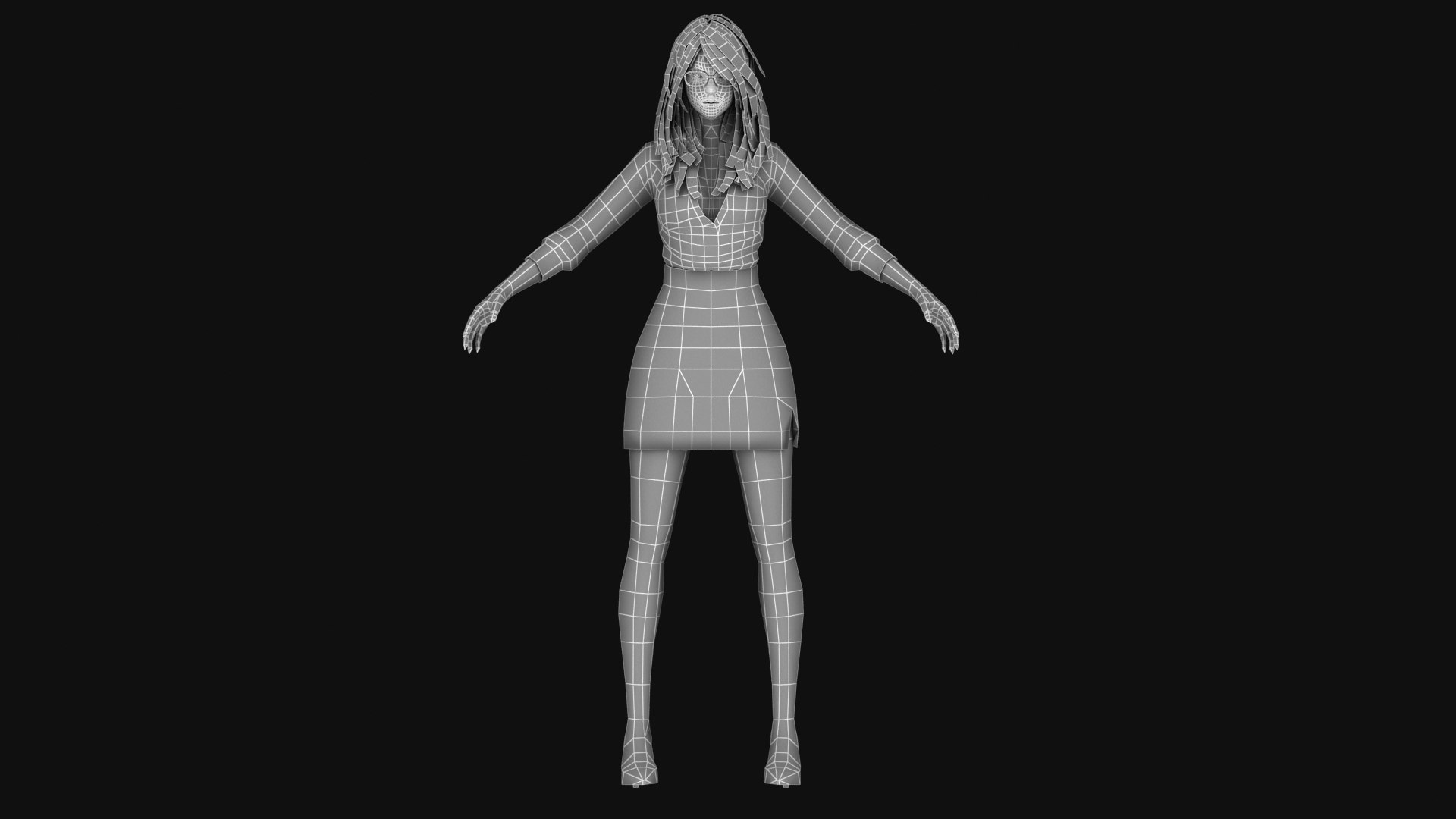 Female Teacher 3D Model - TurboSquid 2148406