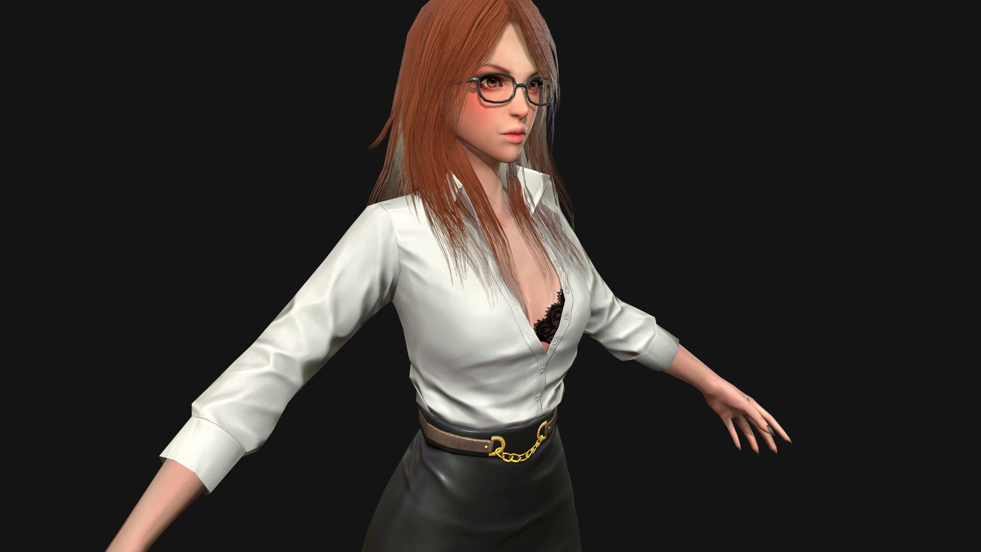 Female Teacher 3D Model - TurboSquid 2148406