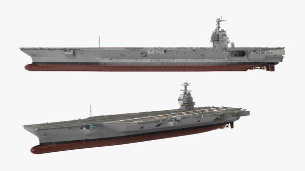USS Gerald Ford Aircraft Carrier model - TurboSquid 1792810