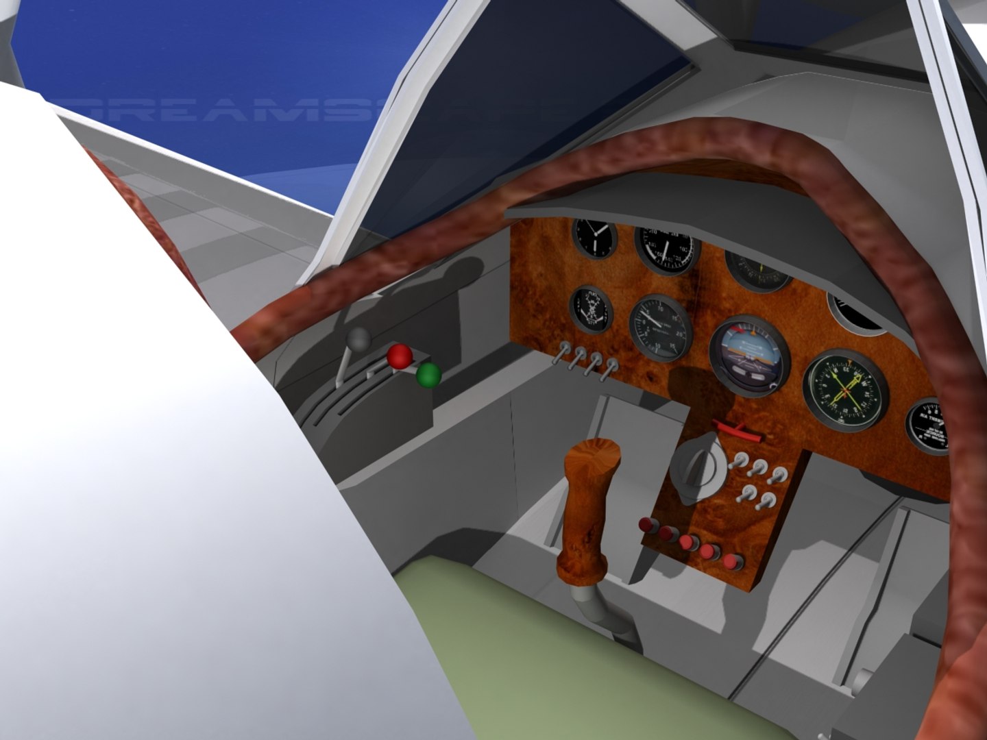 3d Model Starduster Cockpit Single