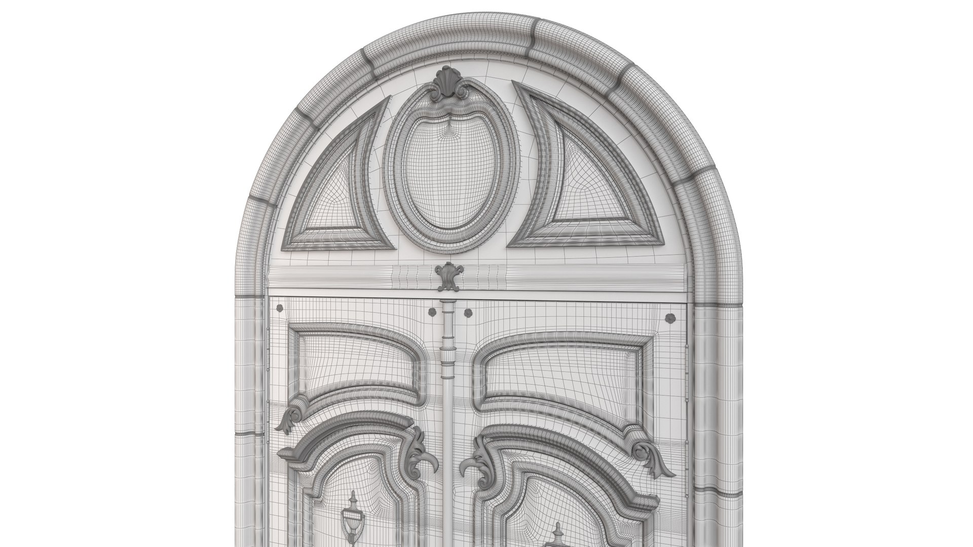 Entrance Classic Door The 96 3D - TurboSquid 2130399