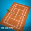 3d tennis field model