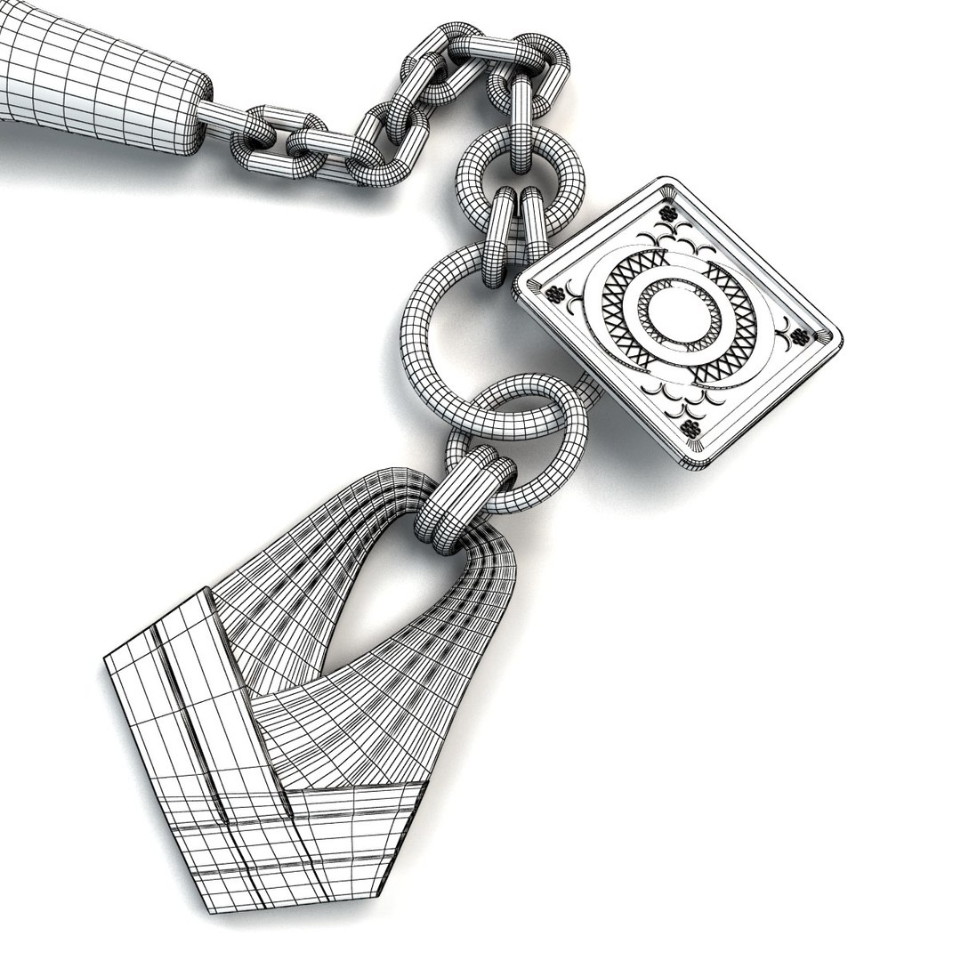 antique watch 3d model