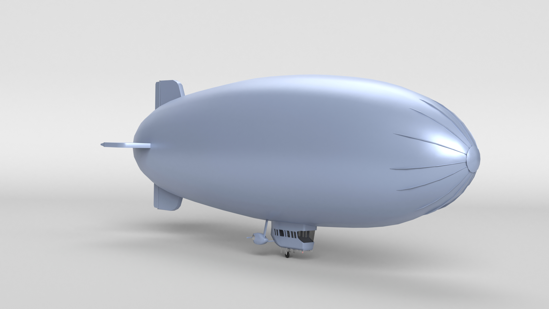 Blimp airship 3D model - TurboSquid 1689349