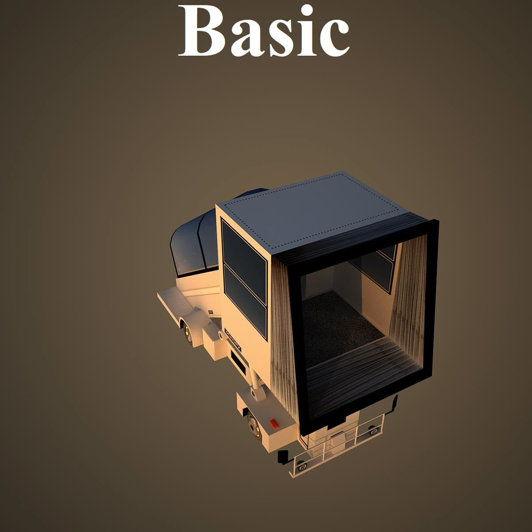 Passenger Steps Basic 3D Model - TurboSquid 1173776