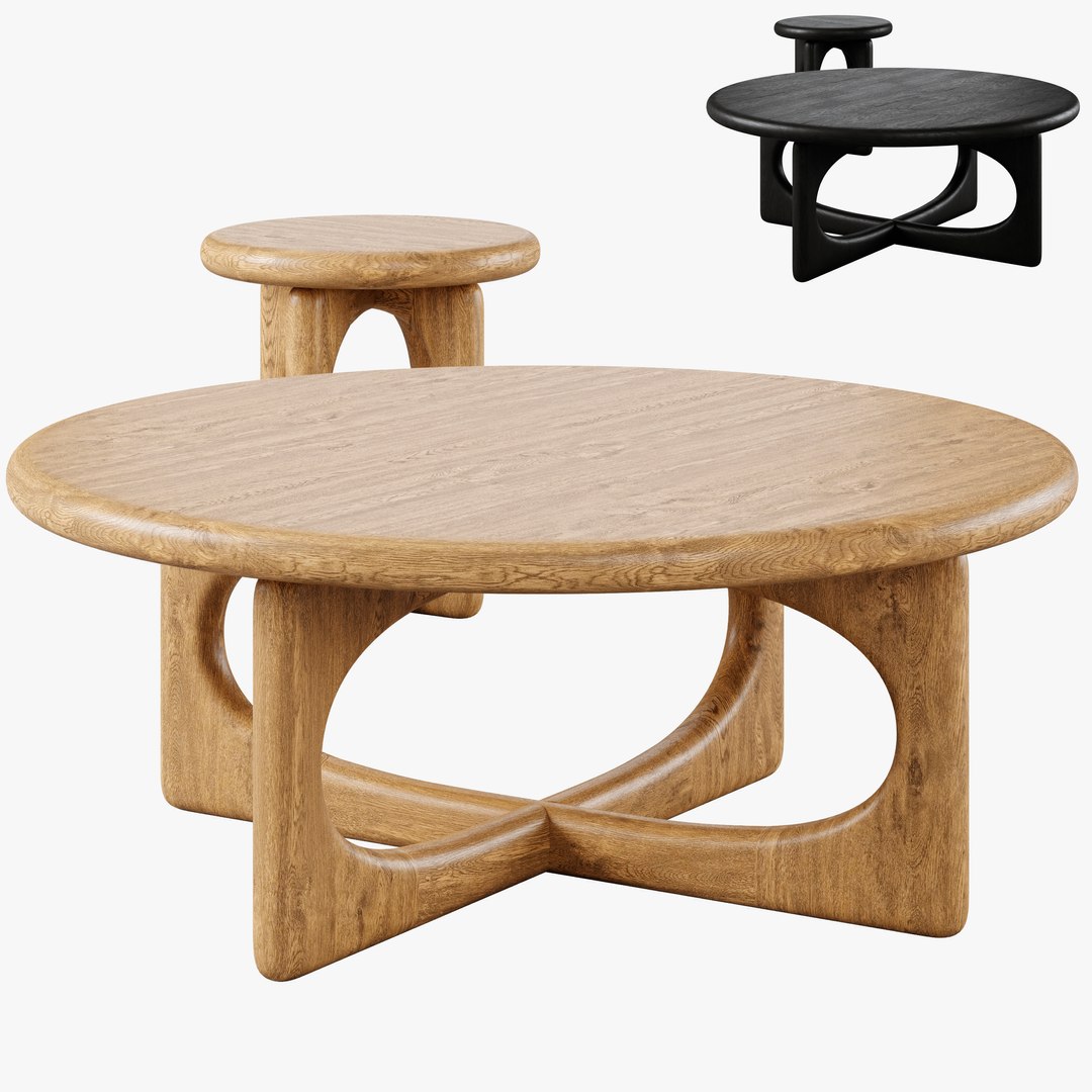 3D Model Eva Coffee Table - TurboSquid 2389844