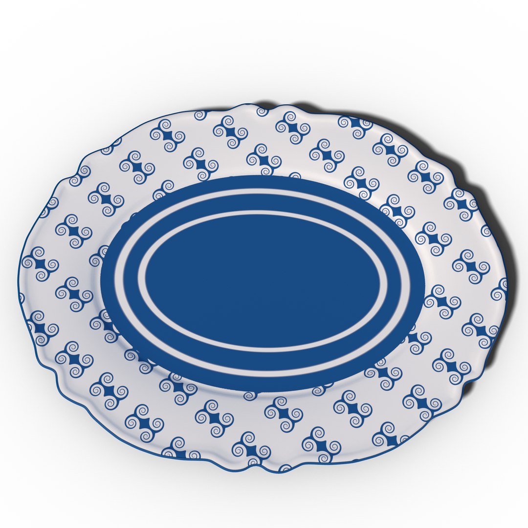 3D Plate Model - TurboSquid 2063113